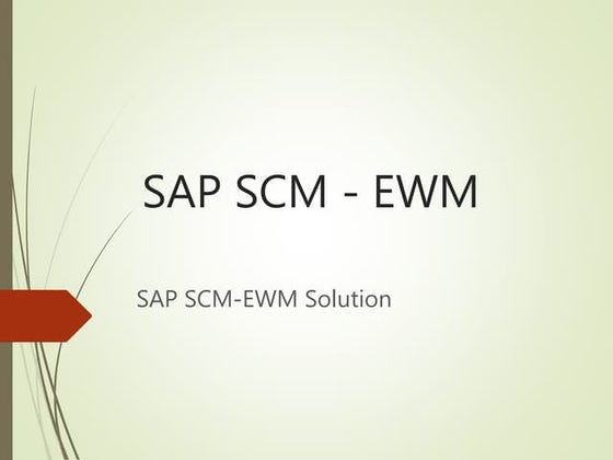 SAP EWM BATCH MANAGEMENT | DOC | Operating Systems | Computer Software ...