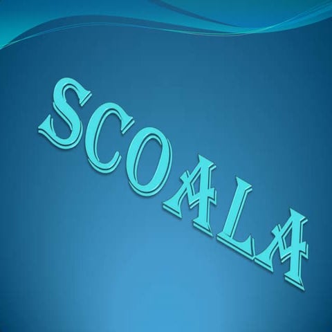 Scoala | PPTX