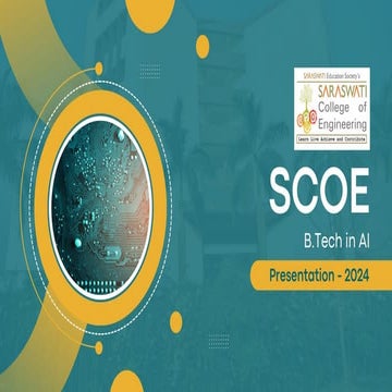 B.Tech in AI at SCOE | AI Engineering Colleges in Mumbai | PPT