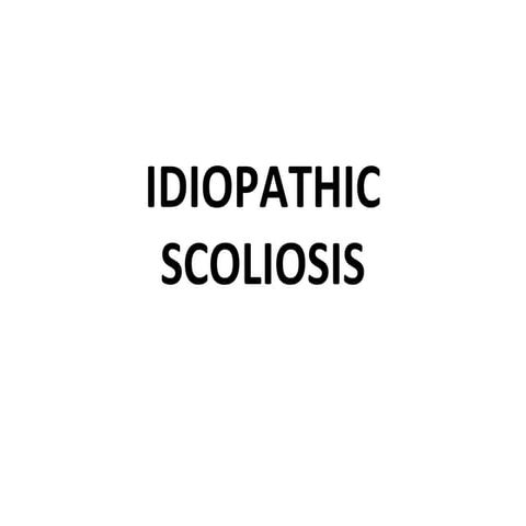 Lenke Classification for Adolescent Idiopathic Scoliosis (AIS) | PPTX