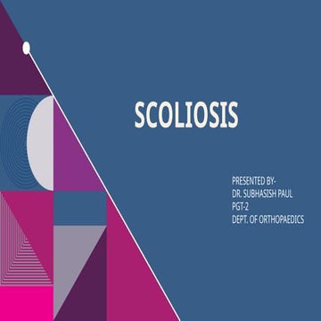 Lenke Classification for Adolescent Idiopathic Scoliosis (AIS) | PPTX