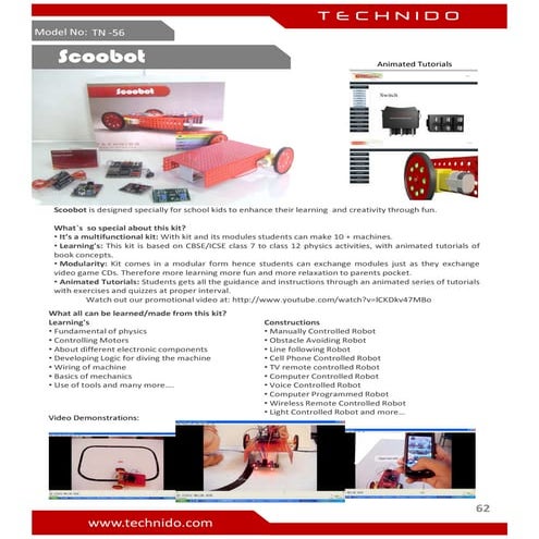Scoobot | PDF | Robotics | Technology & Computing