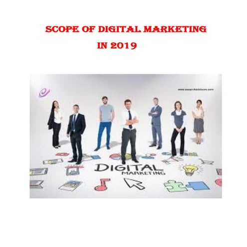 Scope of Digital Marketing in 2019 | PDF