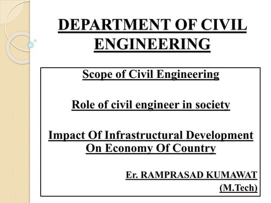Various disciplines of civil engineering | PPT