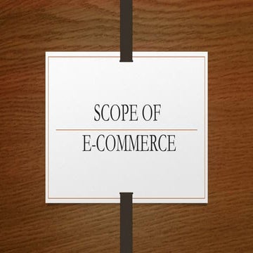 SCOPE OF Ecommerce.pptx