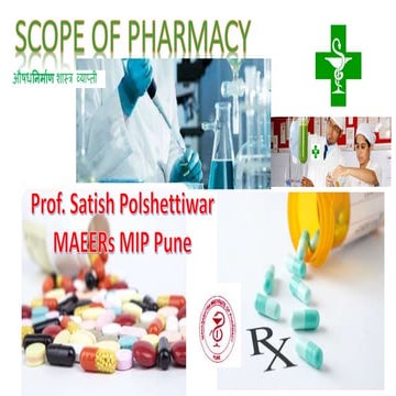 Scope of Pharmacy | PPTX