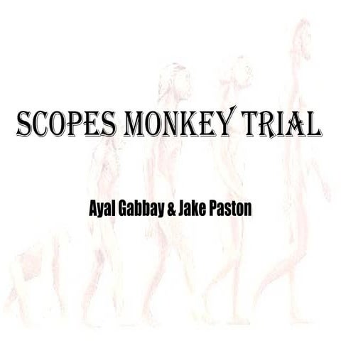 Scopes Monkey Trial | PPT