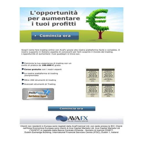 Scopri Come Fare Trading Online Con AVA FX Grazie Alla Nostra ...