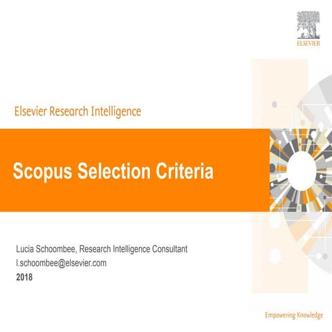 Scopus Indexing Criteria for Journal Publication Processes | PDF