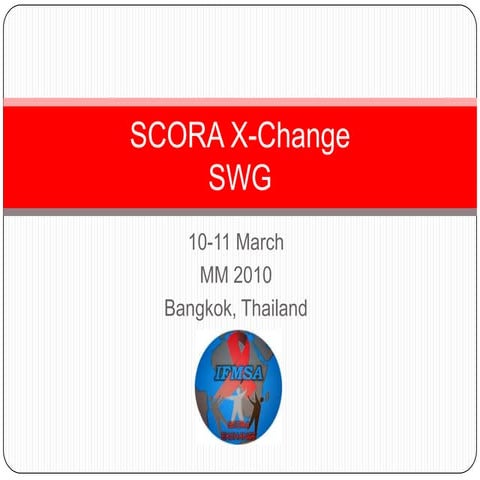 Scora x change swg | PPT