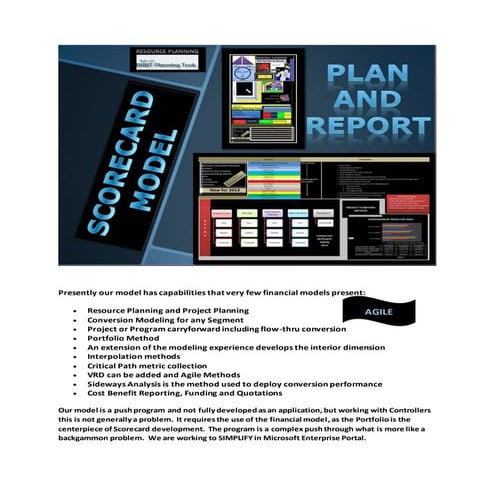 Scorecard development | DOCX