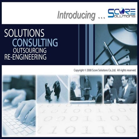 SCORE SOLUTIONS CO., LTD | PPTX