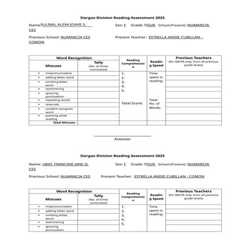 Reading Assessment Scoring-Tool key.docx