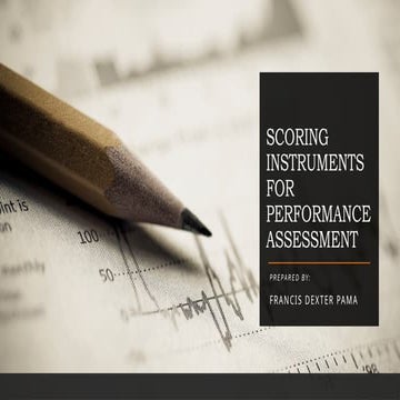 SCORING INSTRUMENTS - ChecklistRatingScalePAMA.pptx