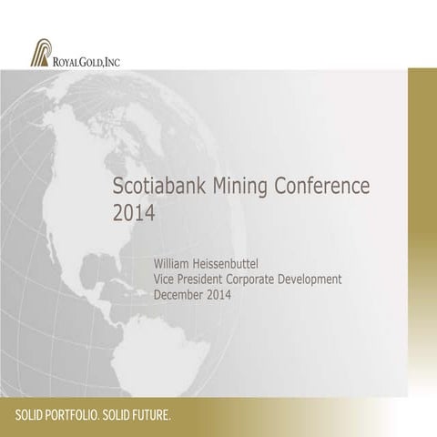 Scotiabank mining presentation dec 2014 | PPT