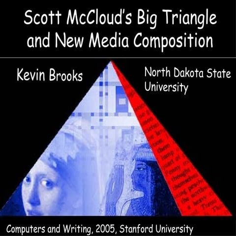 Scott McCloud's Big Triangle and New Media Composition | PPT