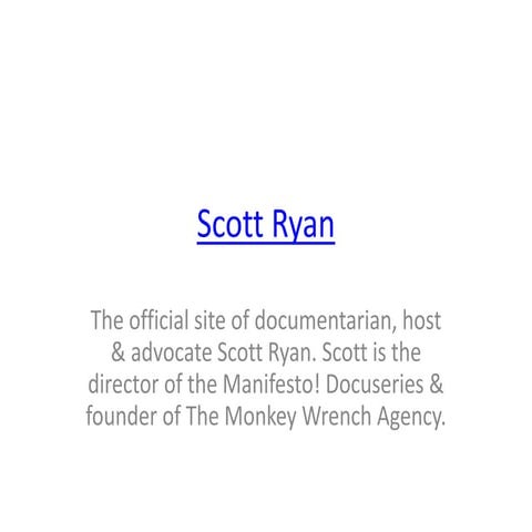 Scott Ryan | PPT
