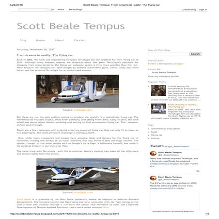 Flying cars presentation ppt | PPTX