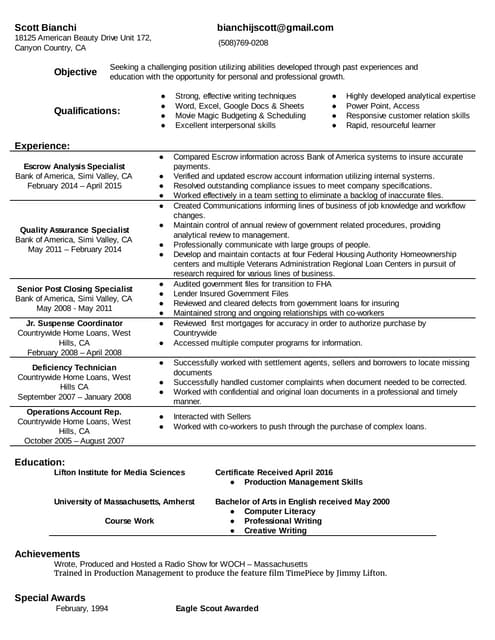 Ryan Jones Resume 2016 | DOC