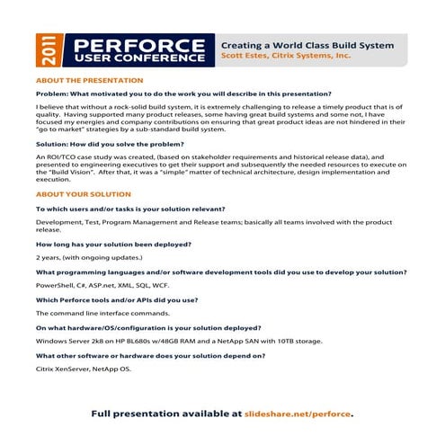 Fact Sheet: Scott Estes, Citrix Systems | PDF