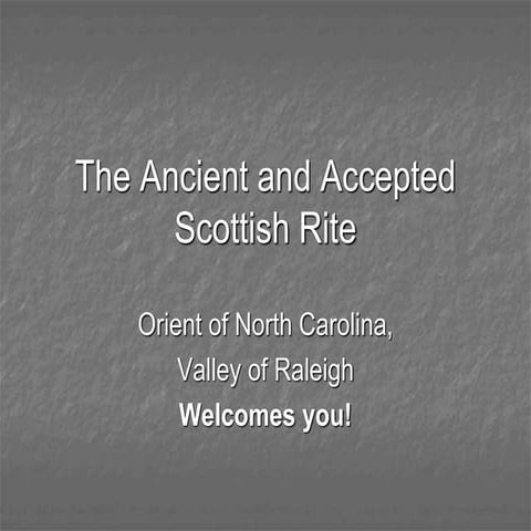 Scottish rite valley of raleigh | PPT