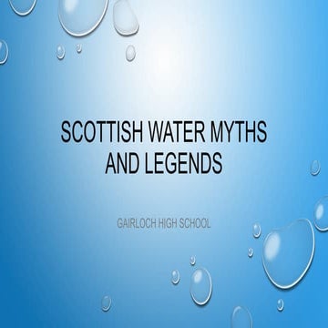 Scottish Water Myths and Legends | PPTX