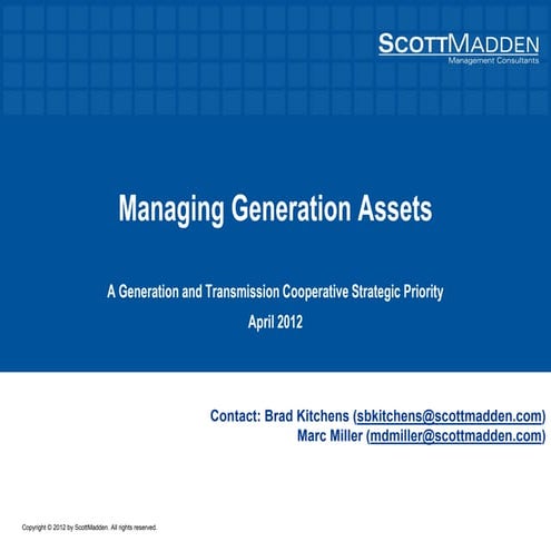 Managing Generation Assets | PDF