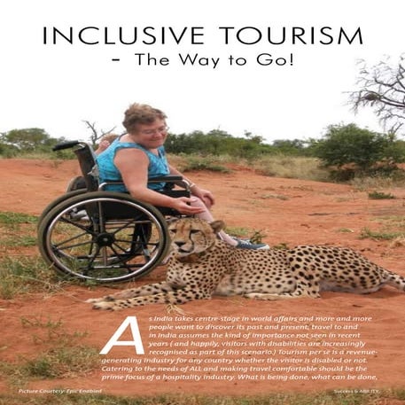 What Is Inclusive Tourism - Scott Rains | PDF