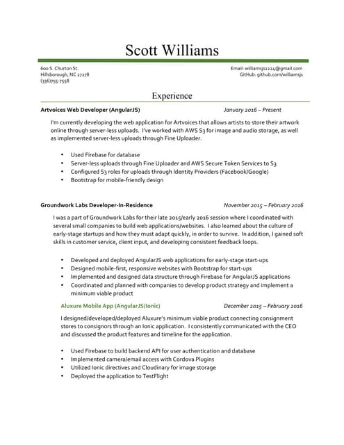 Resume | PDF