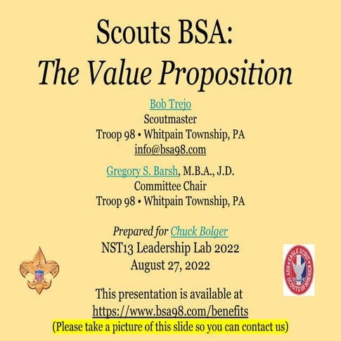 Scouting BSA Value Propos PPT 27 Aug 2022 PRESENTED as pdf.pdf