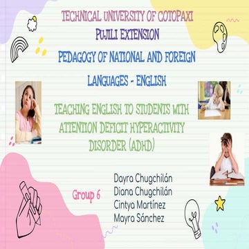 TEACHING ENGLISH TO STUDENTS WITH ATTENTION DEFICIT HYPERACTIVITY ...