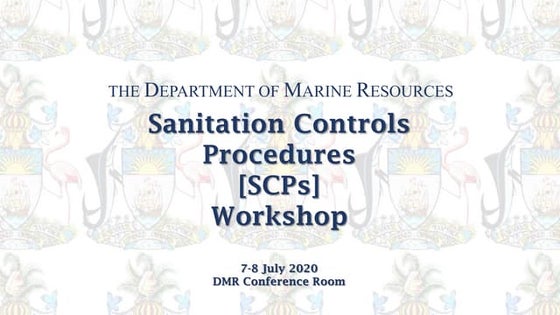 SSOP- SANITATION STANDARD OPERATING PROCEDURES | PPT