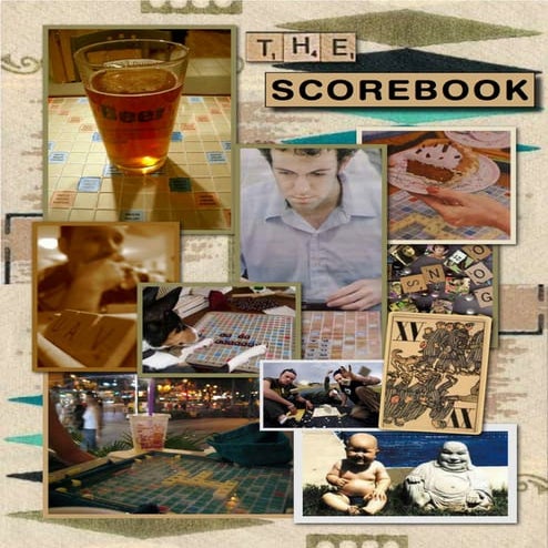 Scrabble scorebook cover | PDF