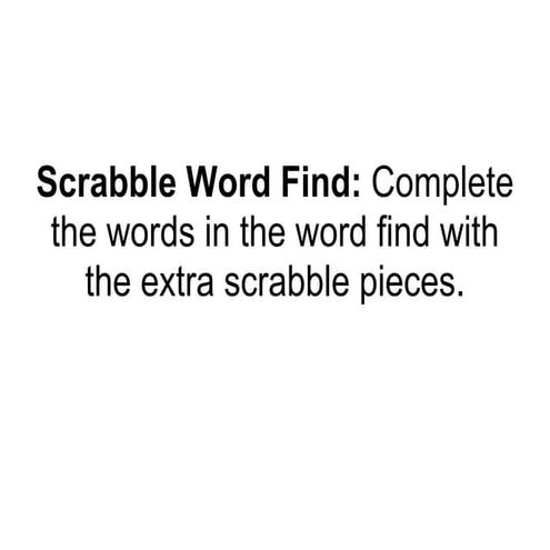 Scrabble word find | PDF