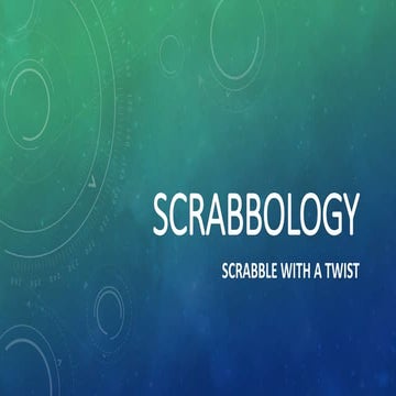 Scrabbology Game. | PPTX