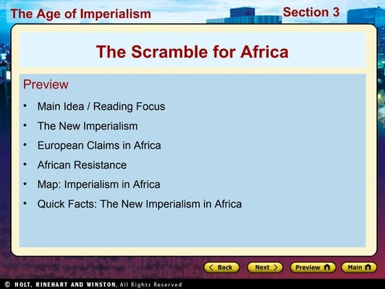 Scramble for africa th | PPT | Crime & Harmful Acts to Individuals ...