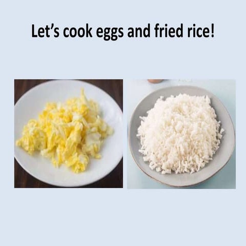 Scrambled egg and fried rice presentation | PPTX