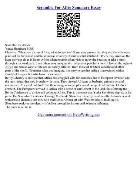 African colonization powerpoint | PPT