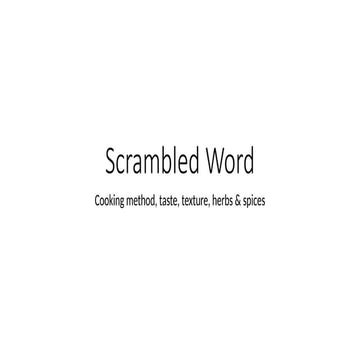 scramble words.pptx English ice Breaking Game | PPTX