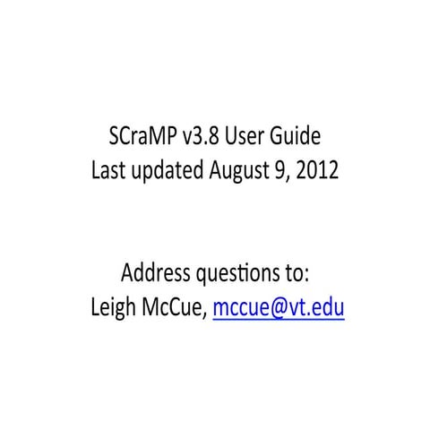 SCraMP | PDF | Business and Finance