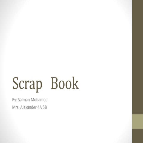 Scrap Book | PPT