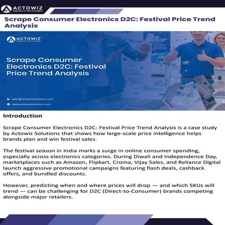 Automating ECommerce Product and Pricing Intelligence Across India’s Top Platforms - Amazon ...