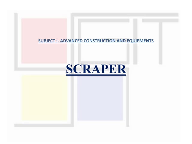 Types of soil excavation tools and machines in construction | PDF