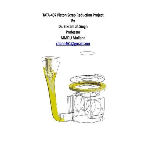 Scrap reduction in piston die casting foundry | PDF