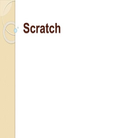 Scratch | PPTX | Programming Languages | Computing