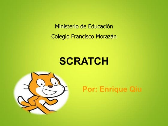 Diseño Actividades con Scratch | PPSX
