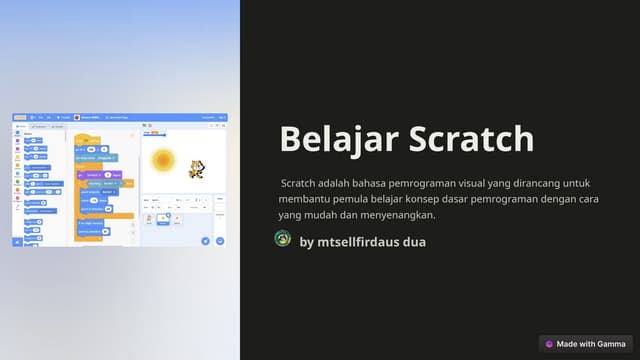 Modul pelatihan coding scratch level 1 | PDF
