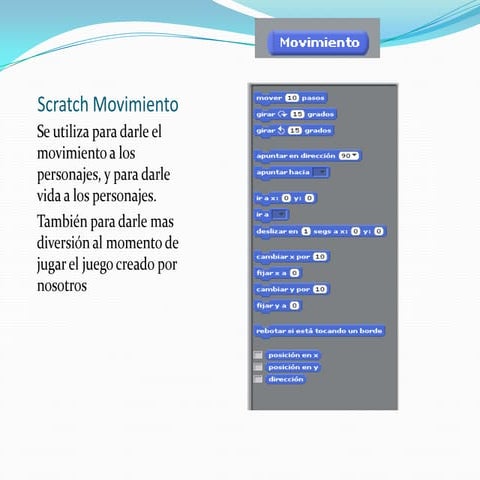 Los comandos de scratch | PPTX