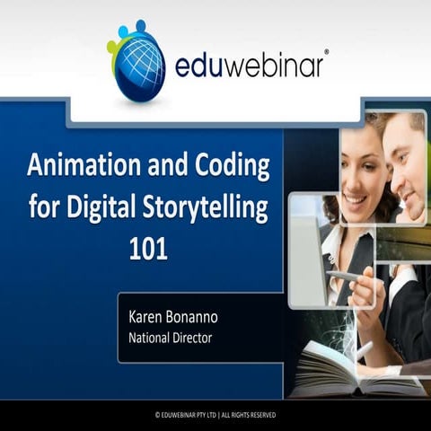 Animation and Coding for Digital Storytelling 101 | PPT