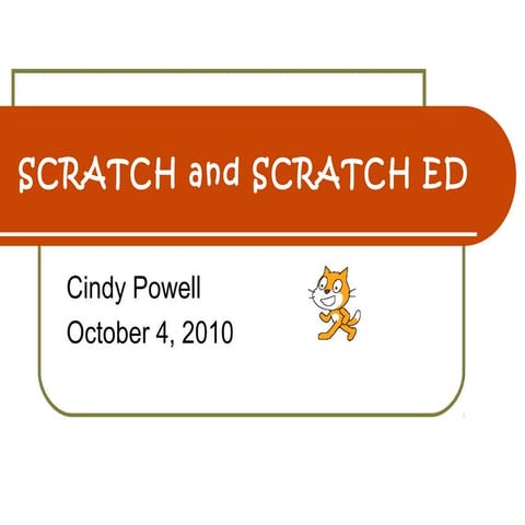 Scratch and scratch ed | PPT